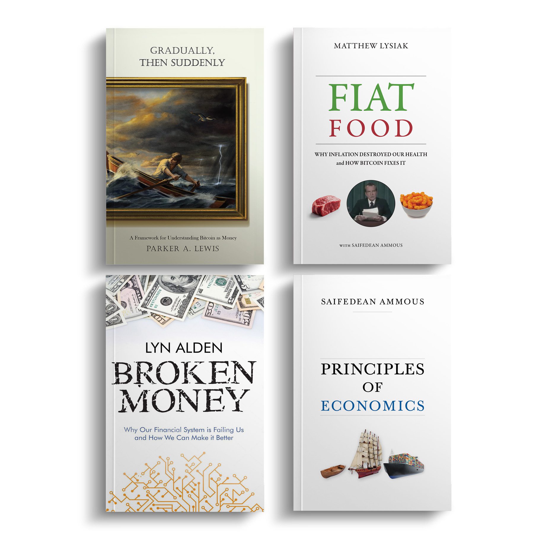 4 New Hardcovers – Dr. Saifedean Ammous